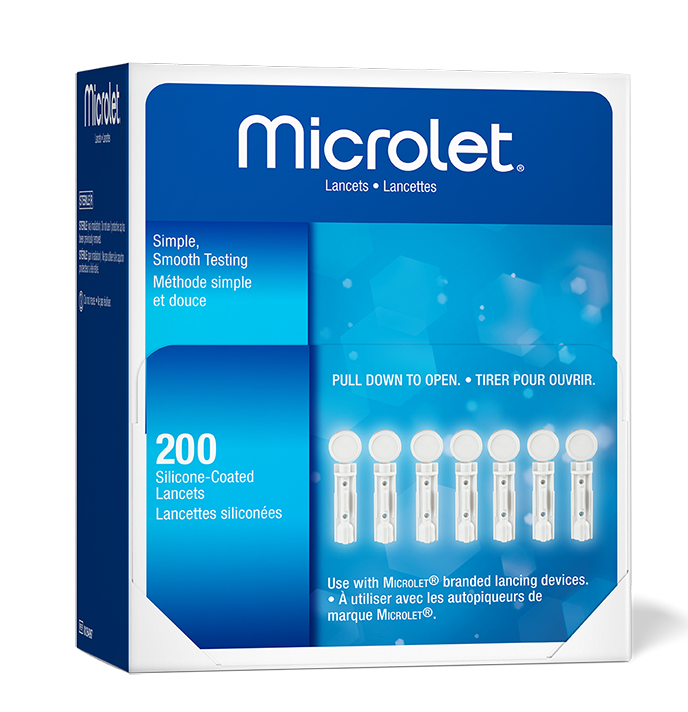 Sistema de punção capilar compatível com as lancetas MICROLET coloridas